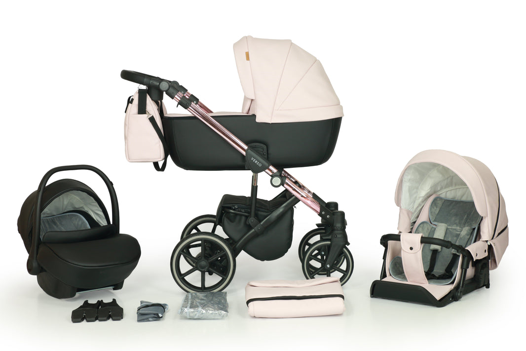 3 in 1 Pram | Stroller + Carrycot + Car Seat | Free Shipping Pushchair ...